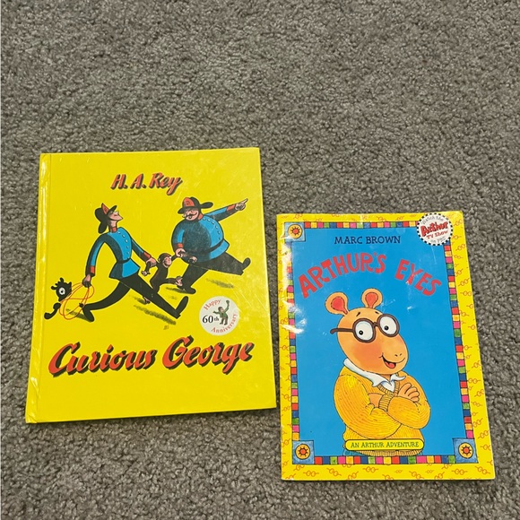 Toys | Childrens Book Set Arthurs Eyes Curious George | Poshmark